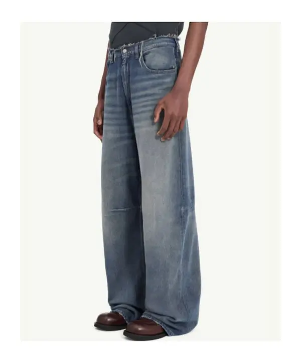 MAISON MARGIELA Frayed Straight-leg Jeans