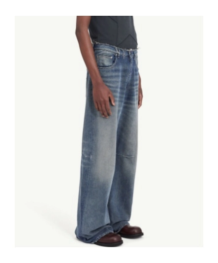 MAISON MARGIELA Frayed Straight-leg Jeans