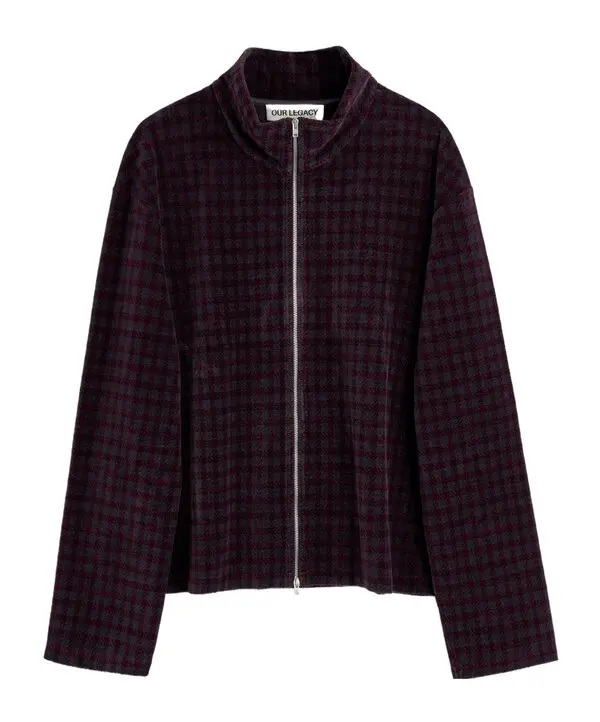 Our Legacy Shrunken Long-sleeved Zip-up Jacket