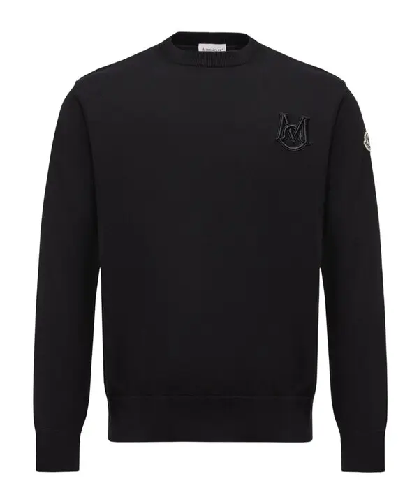 Moncler Embroidered Monogram Jumper