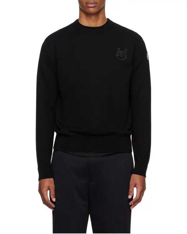 Moncler Embroidered Monogram Jumper