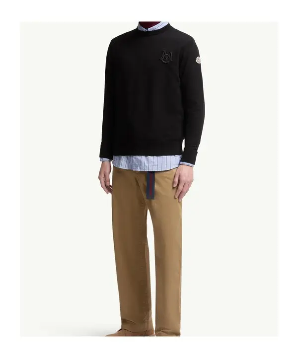 Moncler Embroidered Monogram Jumper