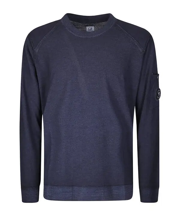 C.P. COMPANY Lens-detail Raglan-sleeve Sweater