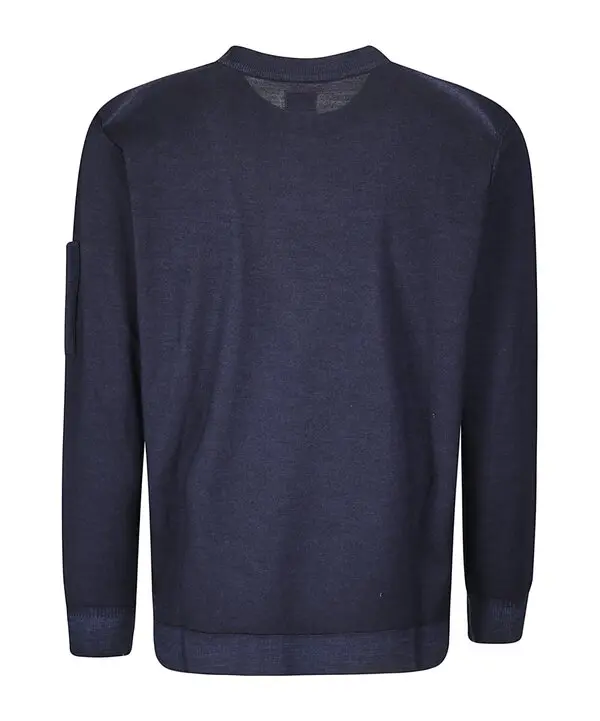 C.P. COMPANY Lens-detail Raglan-sleeve Sweater