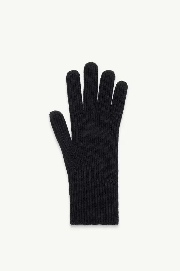 Moncler Logo Patch Knitted Gloves