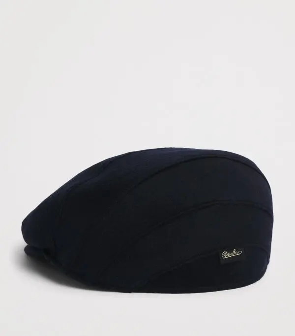 Borsalino Cashmere Vincenzo Flat Cap