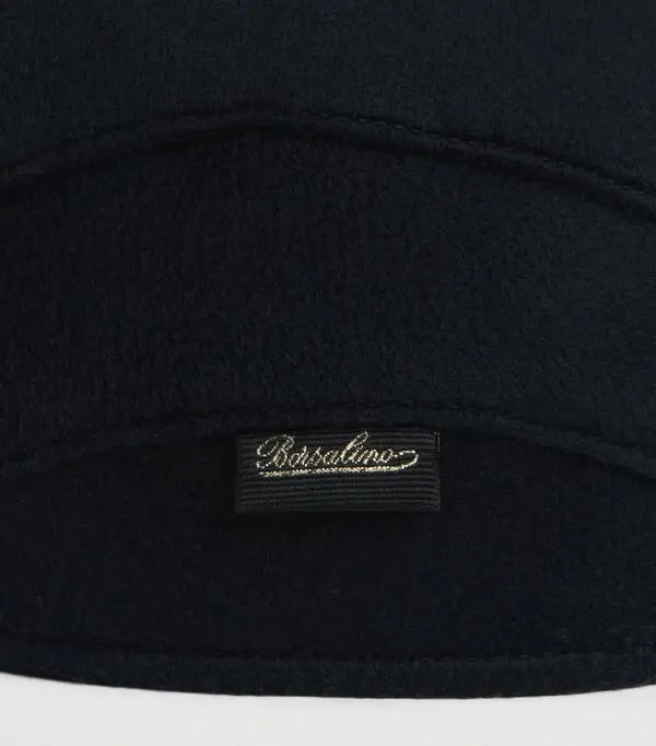 Borsalino Cashmere Vincenzo Flat Cap