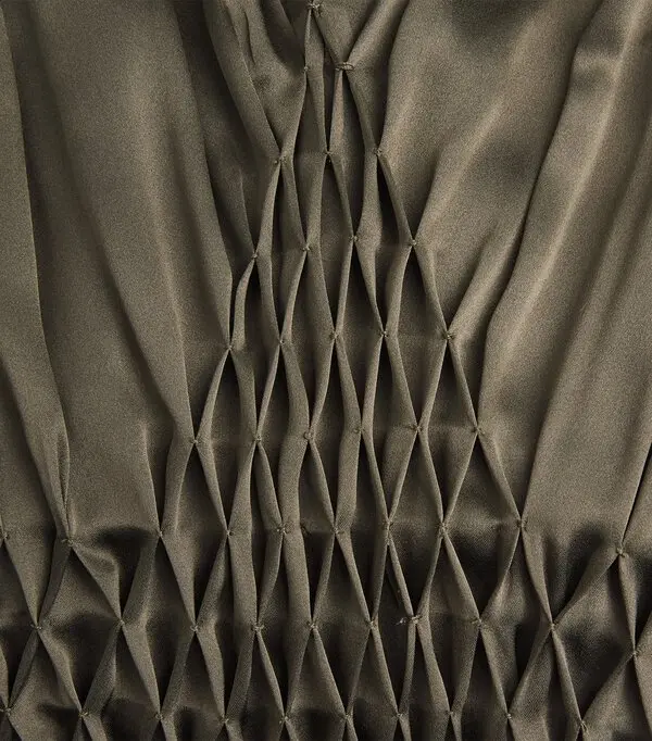 Khaite Silk Nola Midi Dress