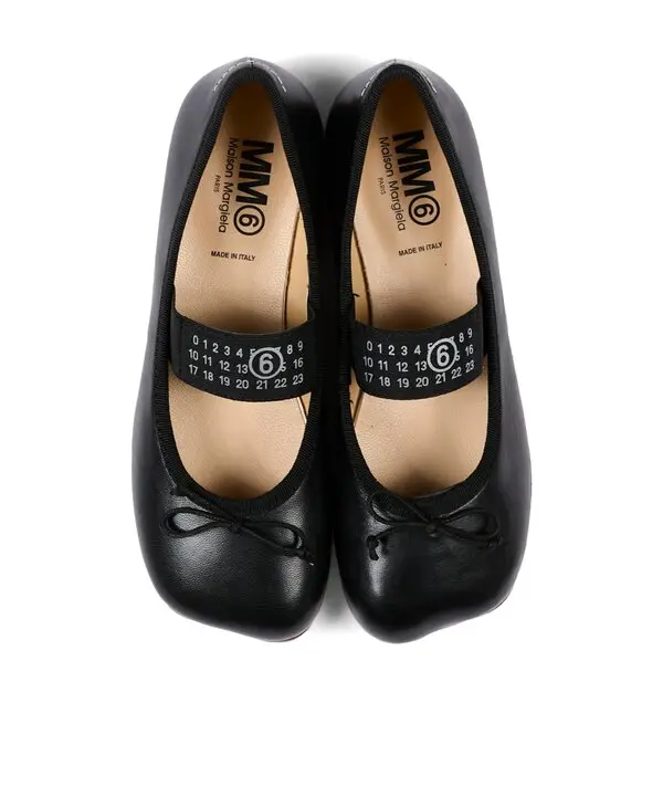 MAISON MARGIELA Logo Ballet Flats