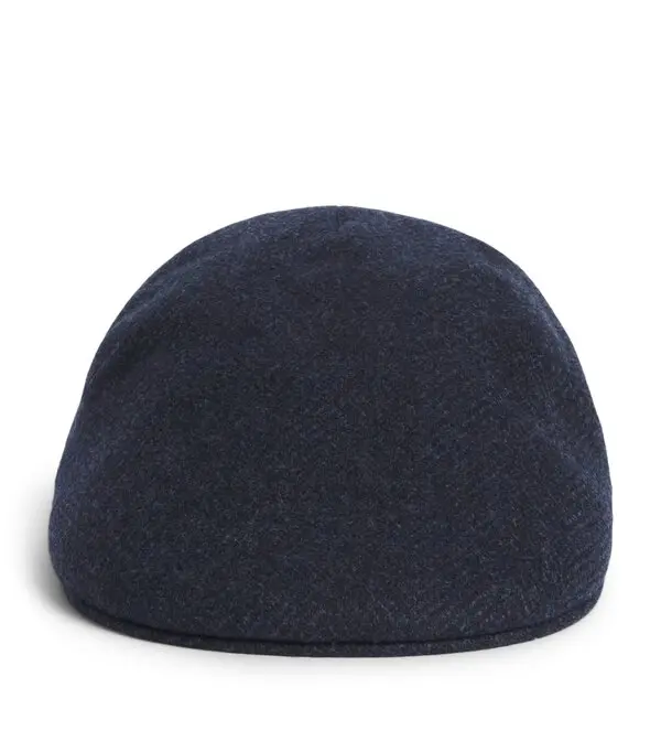 Borsalino Wool-blend Parigi Duckbill Flat Cap