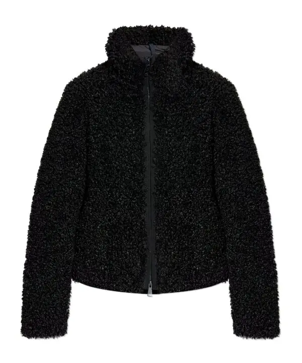 Moncler Bridoire Teddy Bomber Jacket - Black