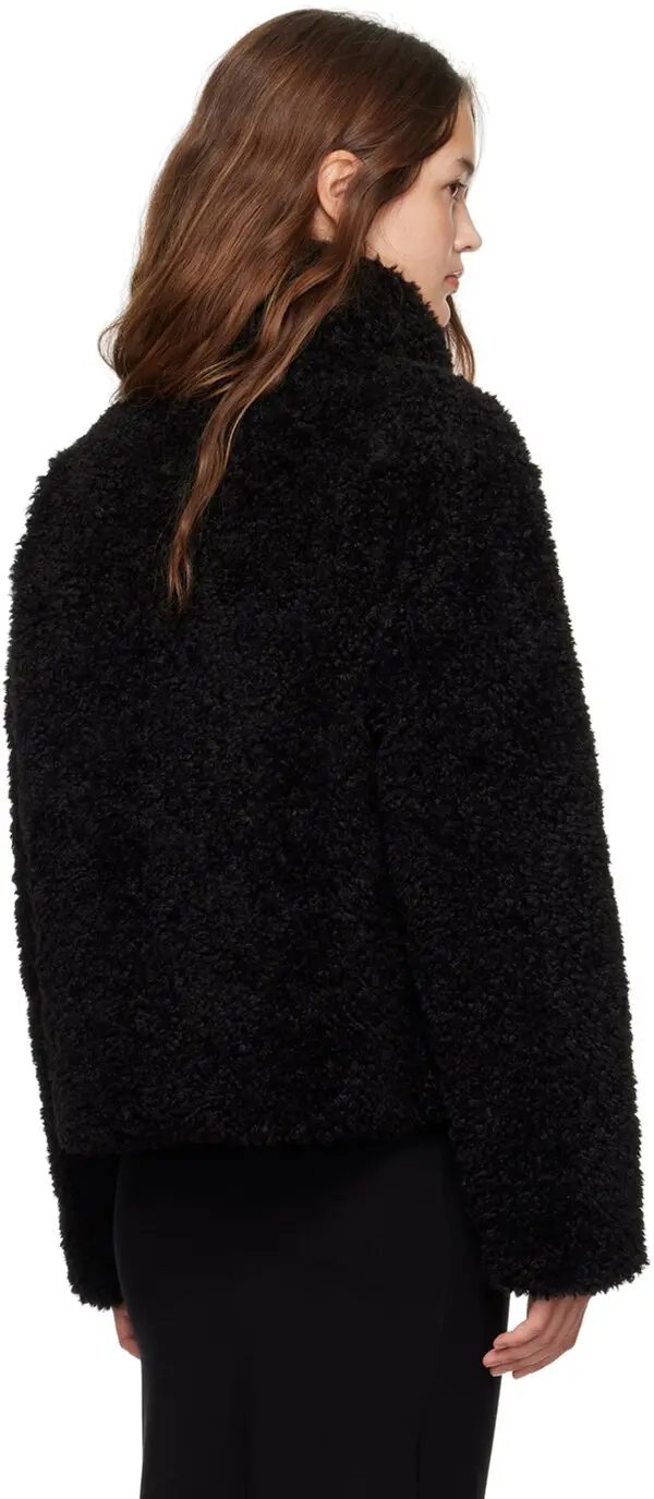 Moncler Bridoire Teddy Bomber Jacket - Black