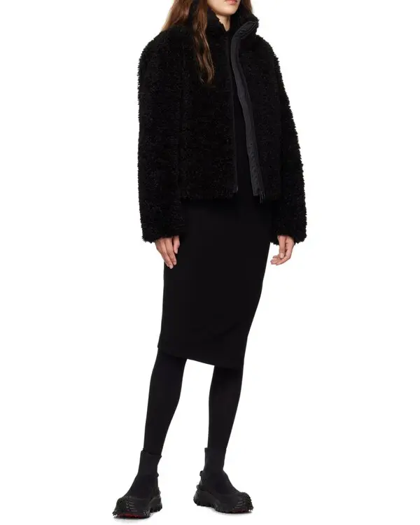 Moncler Bridoire Teddy Bomber Jacket - Black