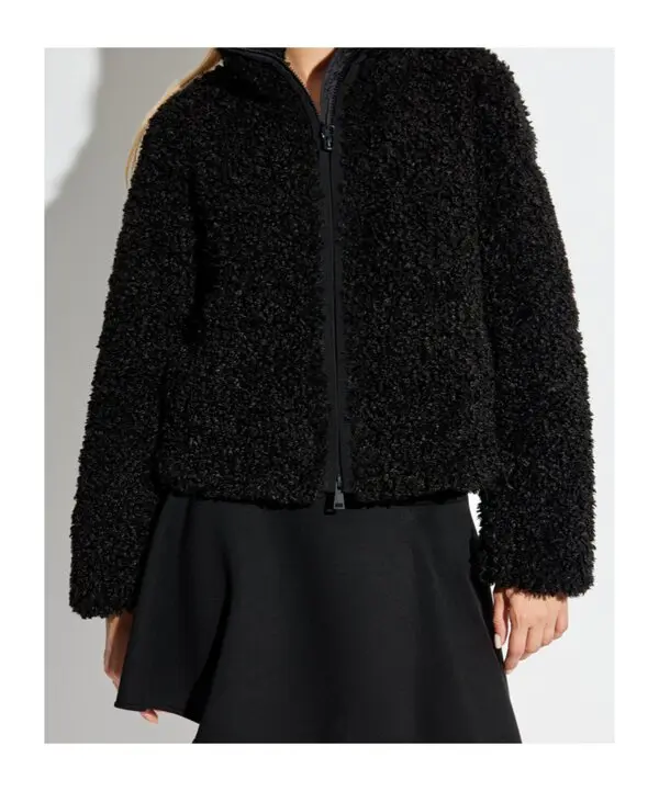 Moncler Bridoire Teddy Bomber Jacket - Black