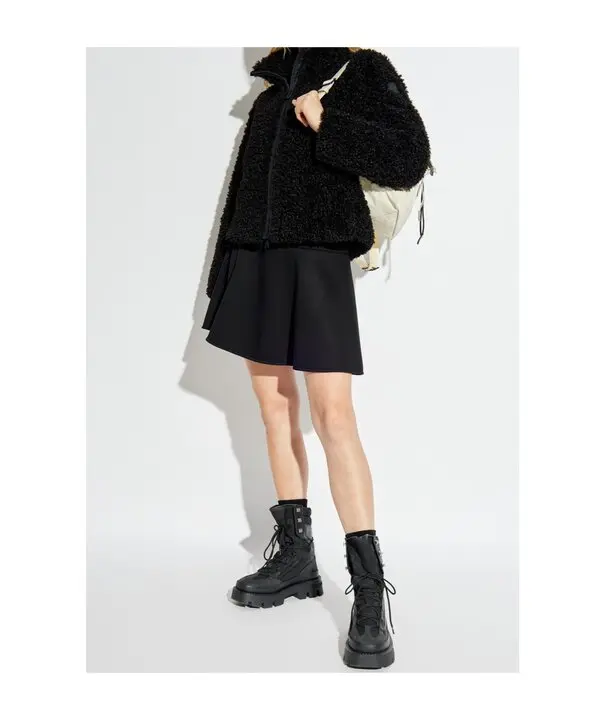 Moncler Bridoire Teddy Bomber Jacket - Black
