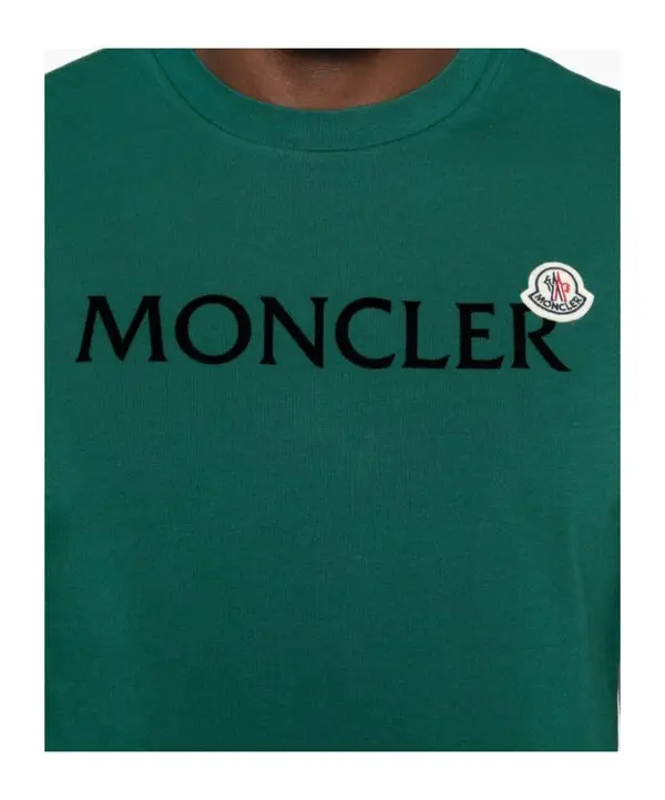 Moncler Logo Printed Crewneck T-shirt