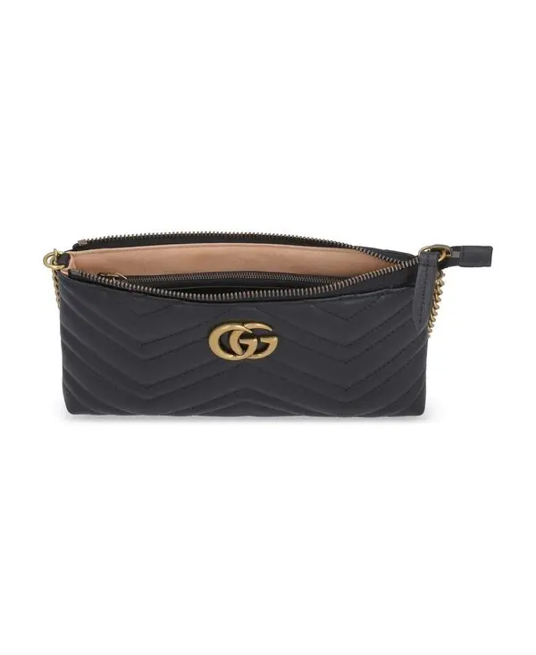 Gucci Gg Marmont Mini Quilted Chain Bag