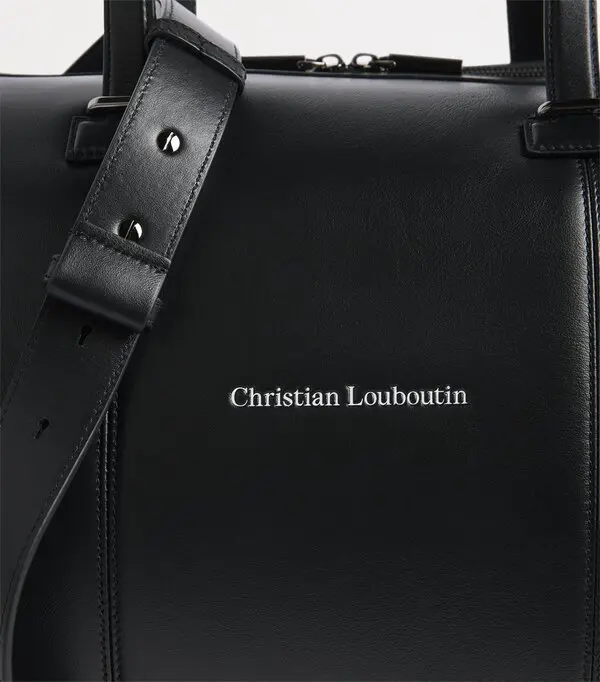 CHRISTIAN LOUBOUTIN Tactical Leather Duffle Bag