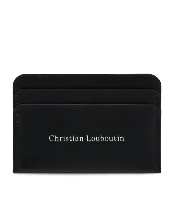 CHRISTIAN LOUBOUTIN Canopy Leather Card Holder
