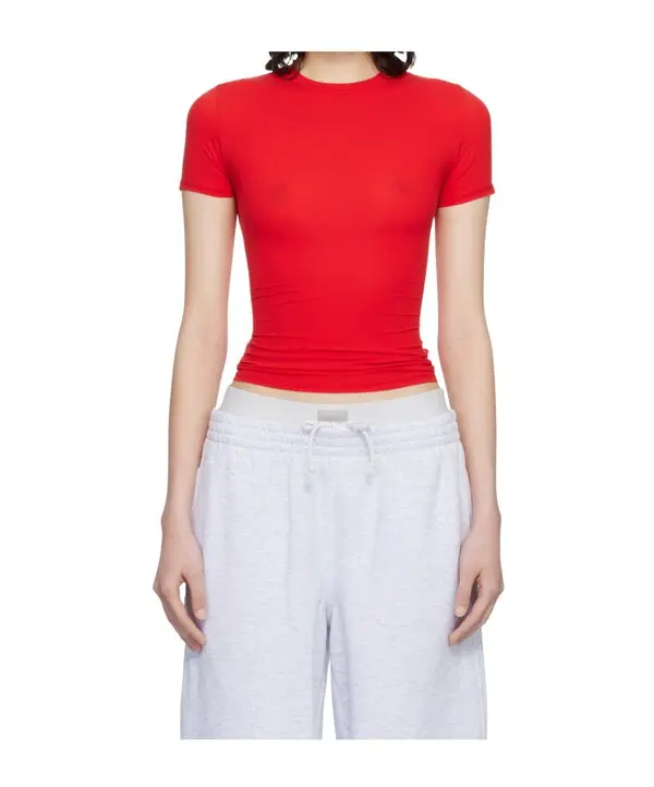 SKIMS Crew Neck T-shirt - White