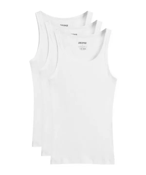 SKIMS Cotton Rib Tank 3-pack