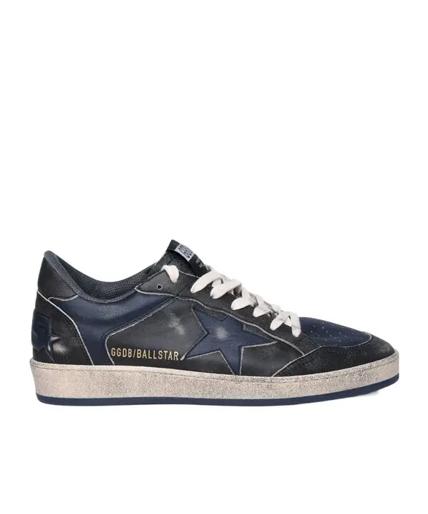 GOLDEN GOOSE Ball Star Lace-up Sneakers - Black