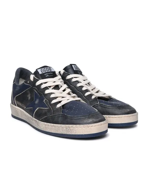 GOLDEN GOOSE Ball Star Lace-up Sneakers - Black