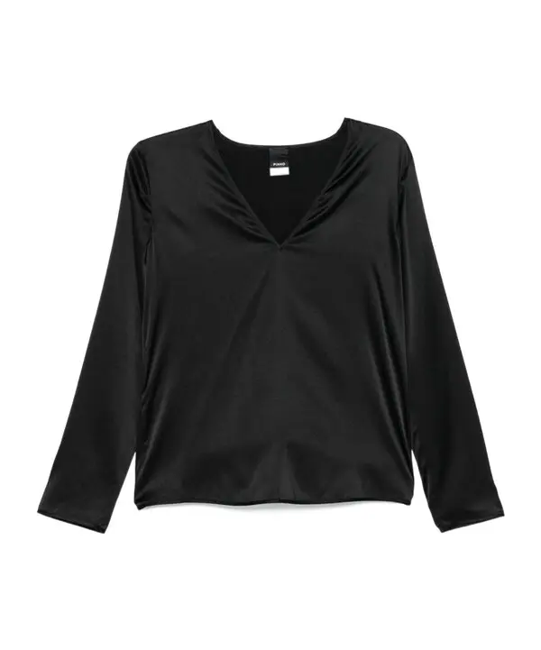 Pinko V-neck Long Sleeve Top
