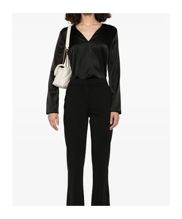 Pinko V-neck Long Sleeve Top