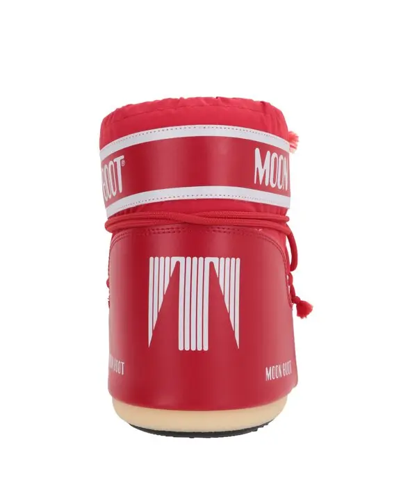 Moon Boot Logo Lace-up Snow Boots - Red