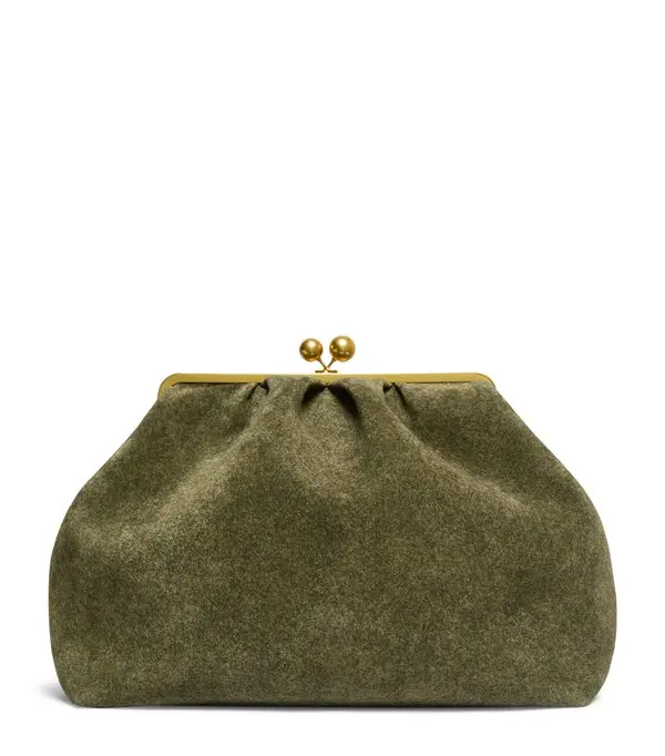 Max Mara Split Calfskin Pasticcino Bag