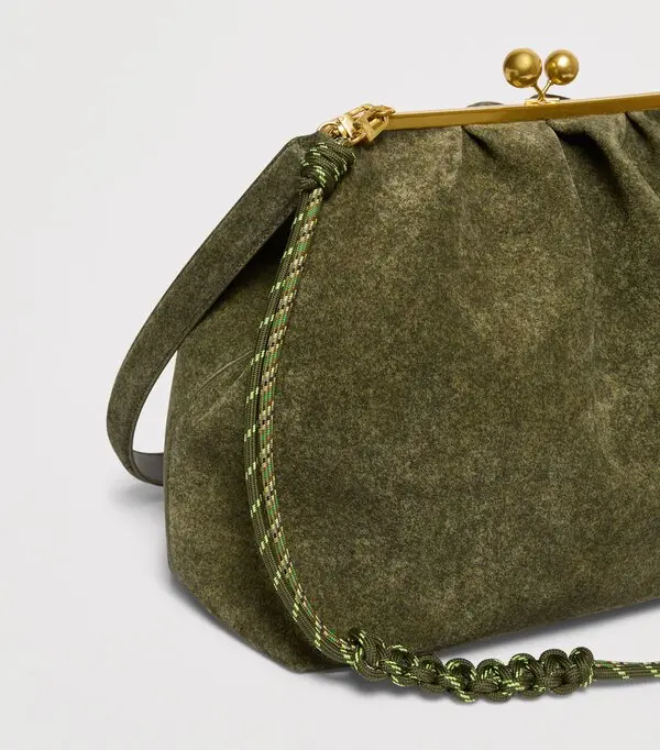 Max Mara Split Calfskin Pasticcino Bag