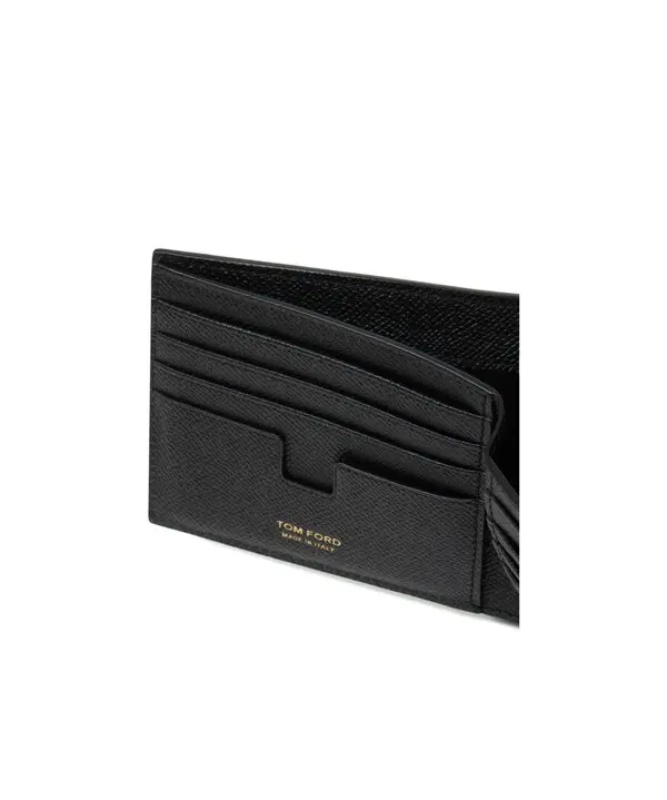 TOM FORD Logo Plaque Bi-fold Wallet