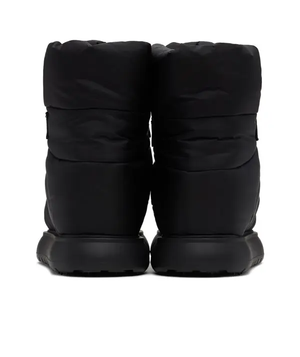 Moncler Logo Patch Padded Snow Boots