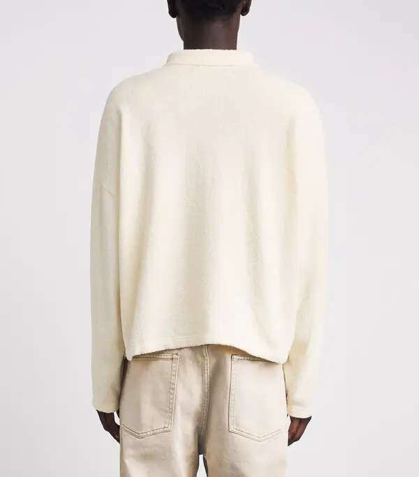 PICANTE Boucle Hover Long-sleeve Polo Shirt