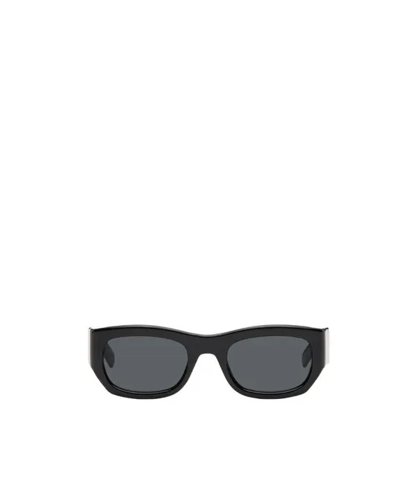Saint Laurent Rectangle Frame Sunglasses - Bright Black