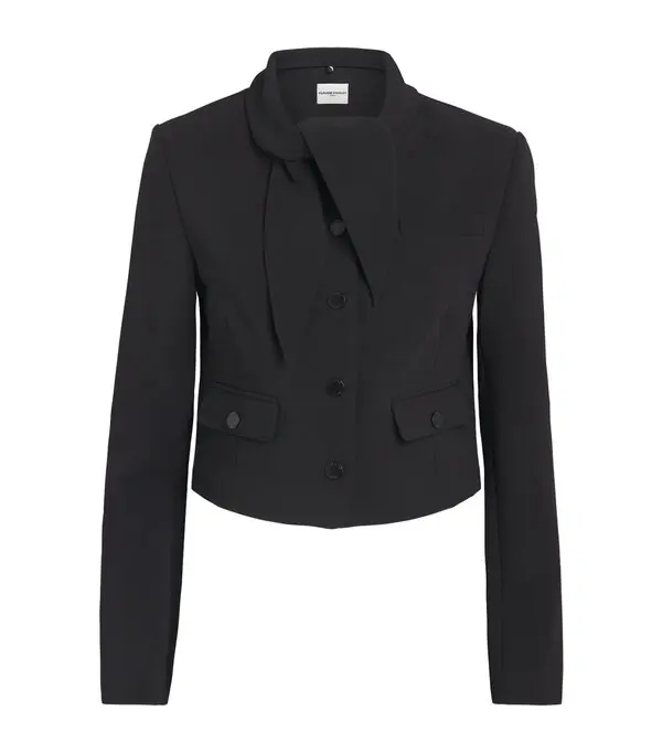 Claudie Pierlot Tie-scarf Jacket - Black