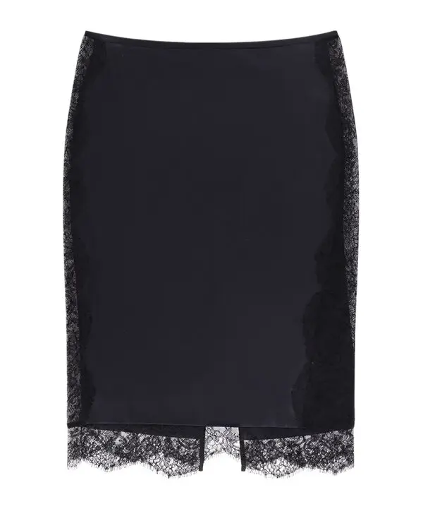 TOM FORD Lace Detailed Zipped Skirt