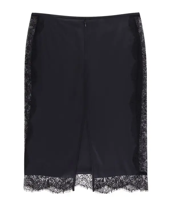 TOM FORD Lace Detailed Zipped Skirt