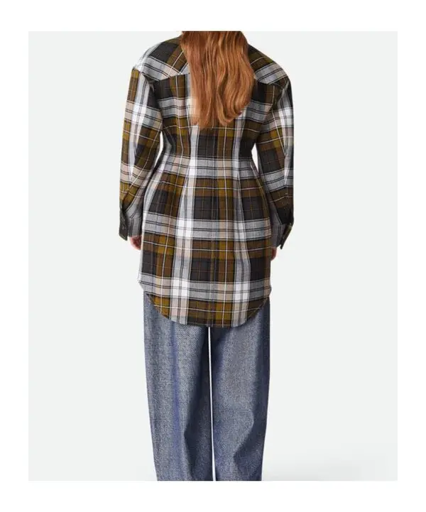 Bottega Veneta Structured Cotton Check Coat