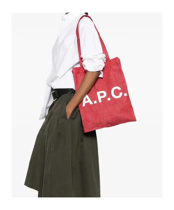 A.p.c. Lou Tote Bag - Red