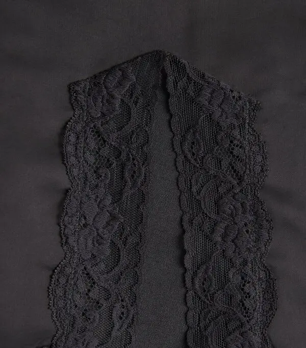 Sandro Lace-detail Midi Skirt