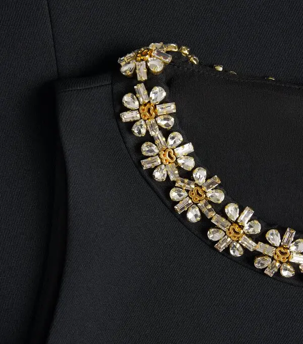 Sandro Crystal-embellished Mini Dress