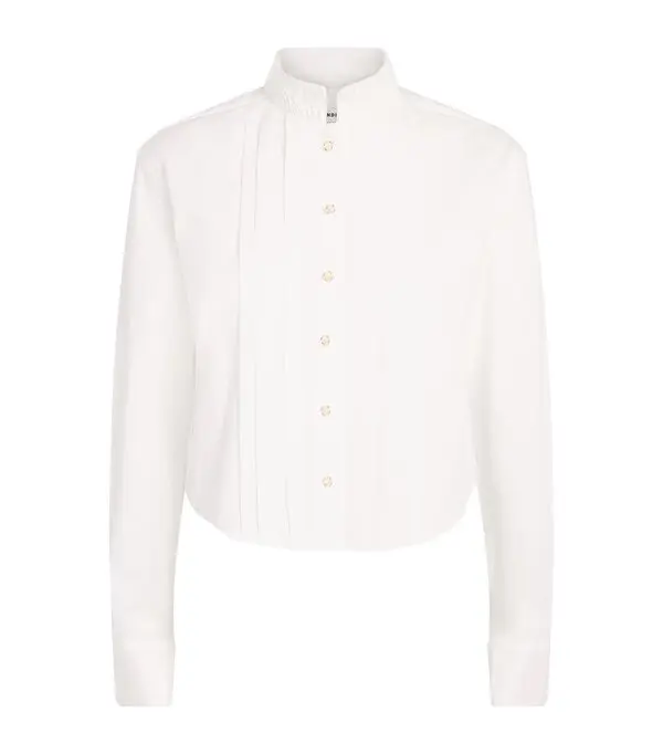 Sandro Cotton Pleated Shirt