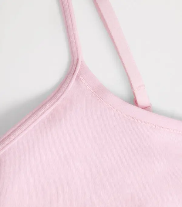 SKIMS Stretch-cotton Everyday Scoop Bralette - Pink