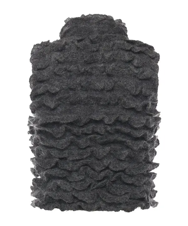 Alaïa Ruffled Knitted Sleeveless Jumper