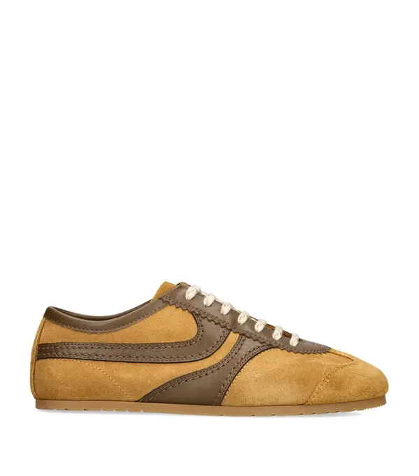 Dries Van Noten Suede Dustin Sneakers - Green