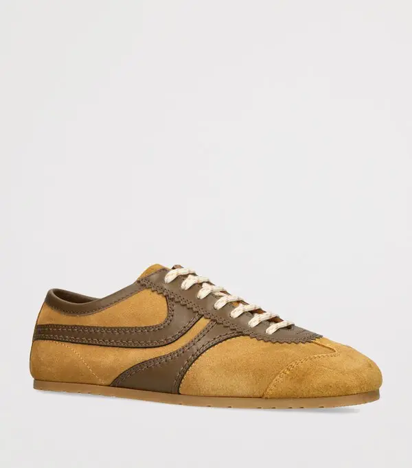 Dries Van Noten Suede Dustin Sneakers - Green