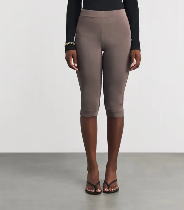 SKIMS Refined Knit High-rise Capris