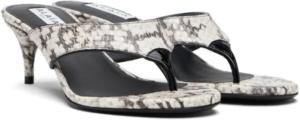 Alaïa Infradito Thong Mules